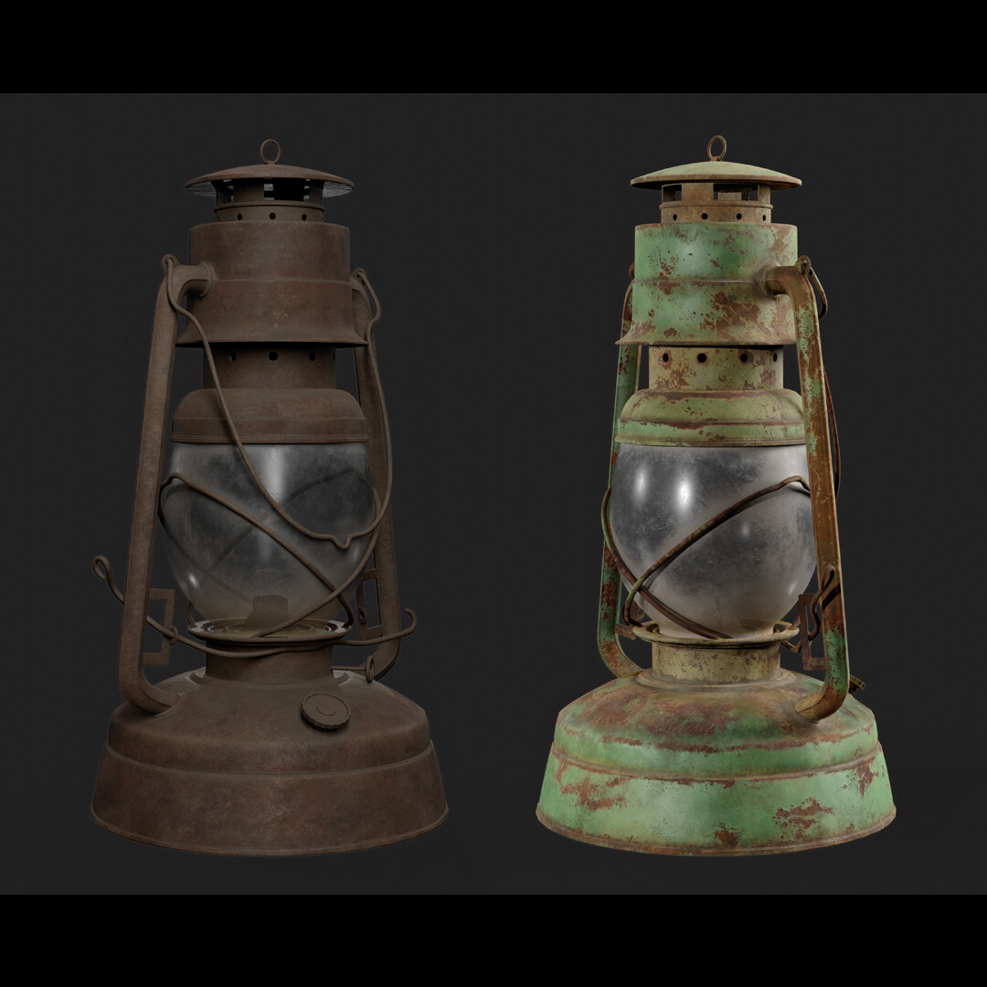 ArtStation - Old Oil Lantern