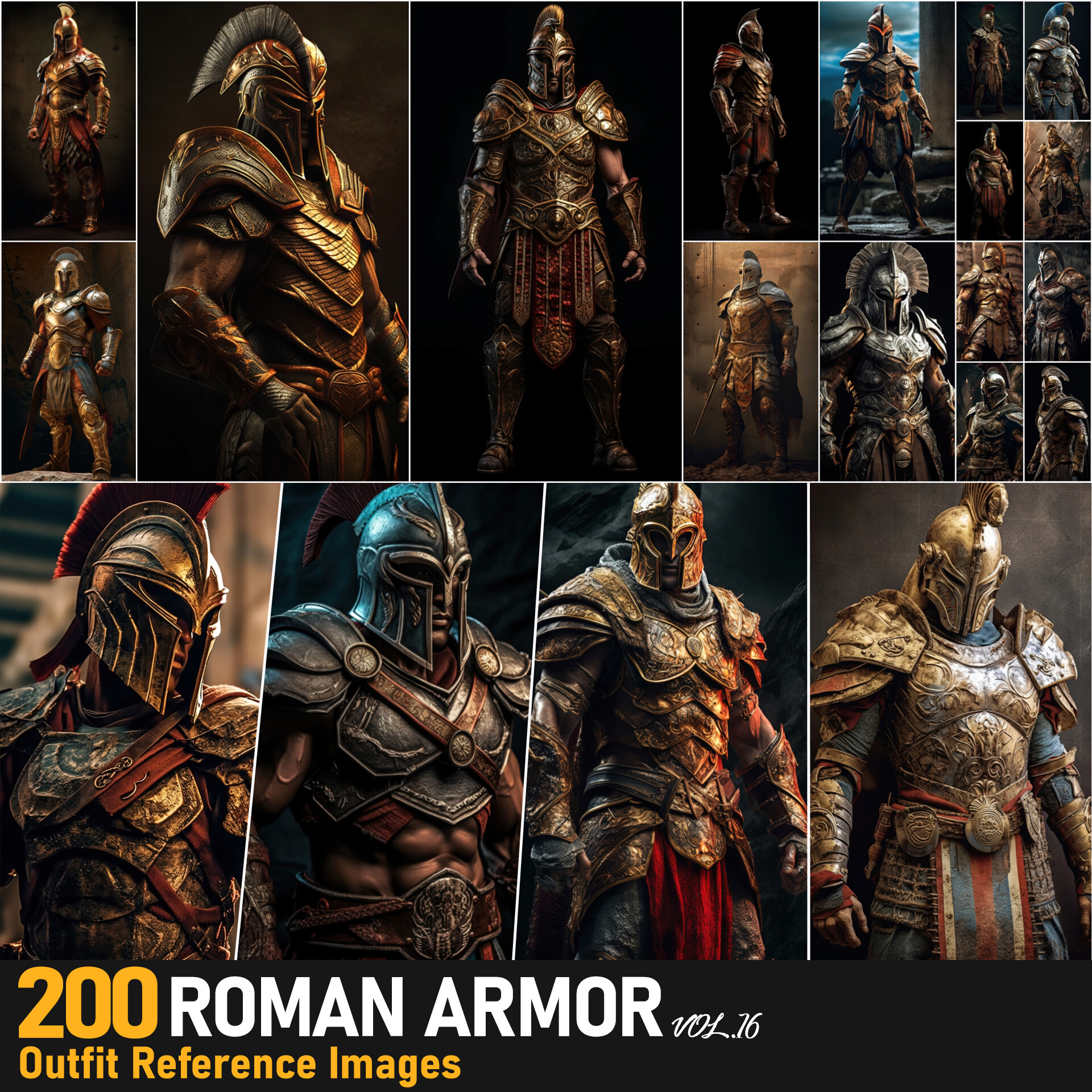 ArtStation - Roman Armor VOL.16|4K Reference Images