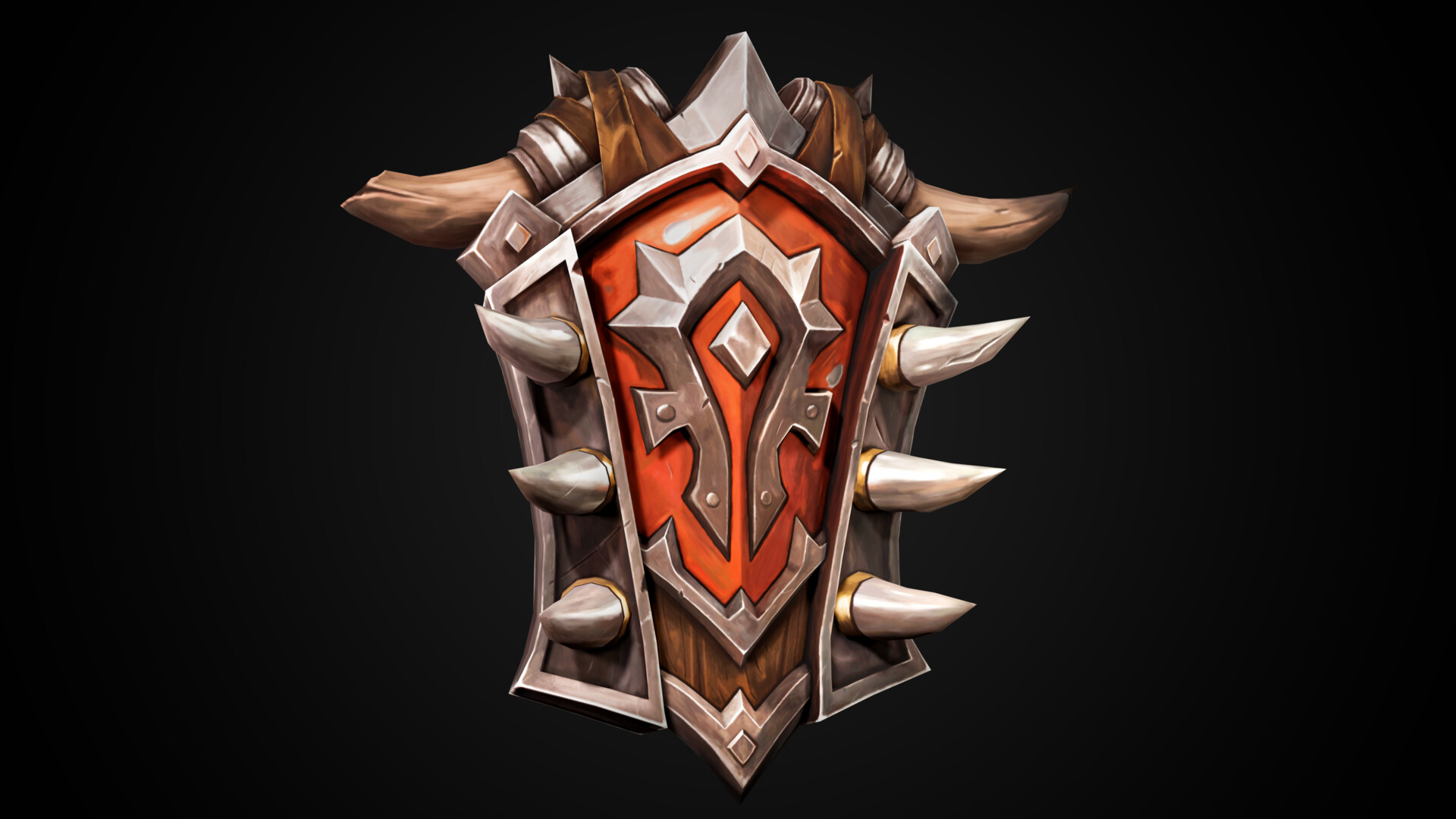 ArtStation - Hand-Painted Horde Shield: World of Warcraft - Battle For Azeroth