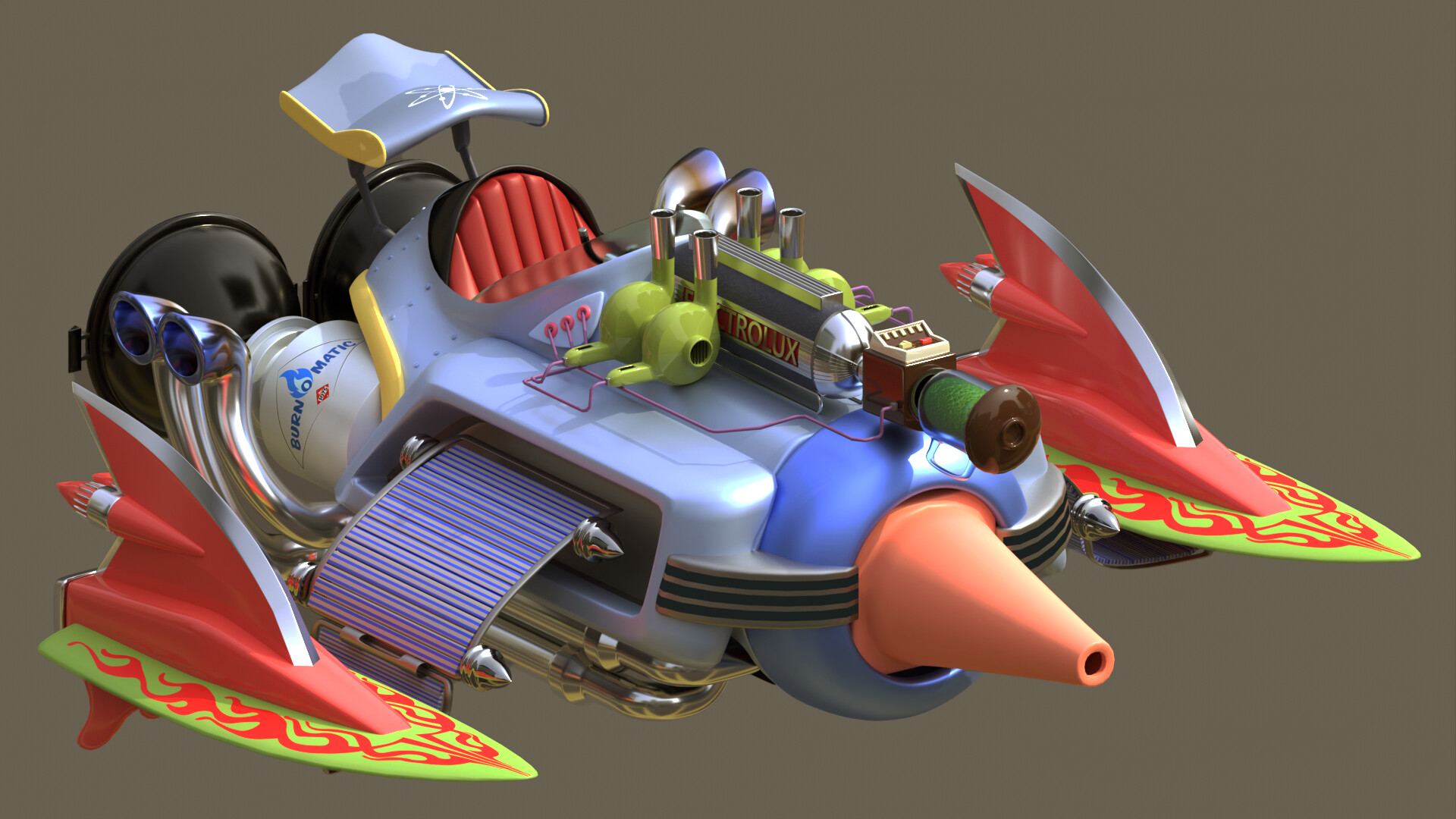 ArtStation - Jimmy Neutron Ship