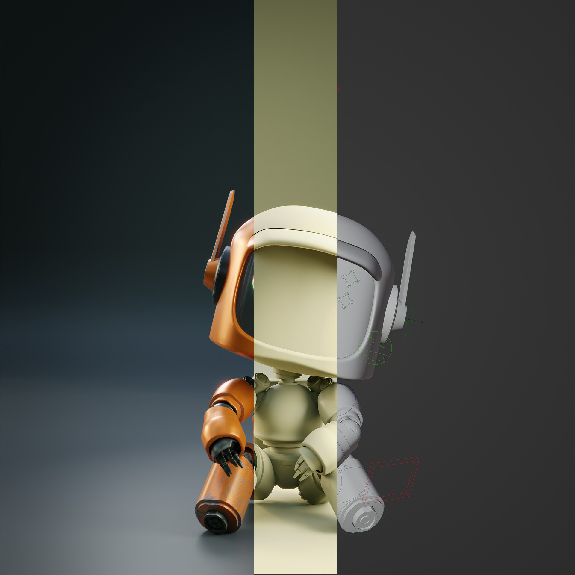 ArtStation - K-VRC robot breakdown