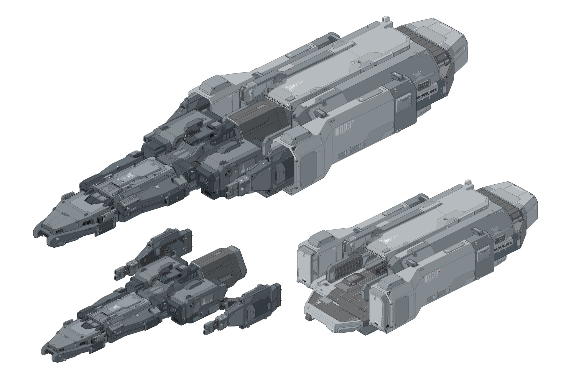 ArtStation - SPACESHIP DESIGN