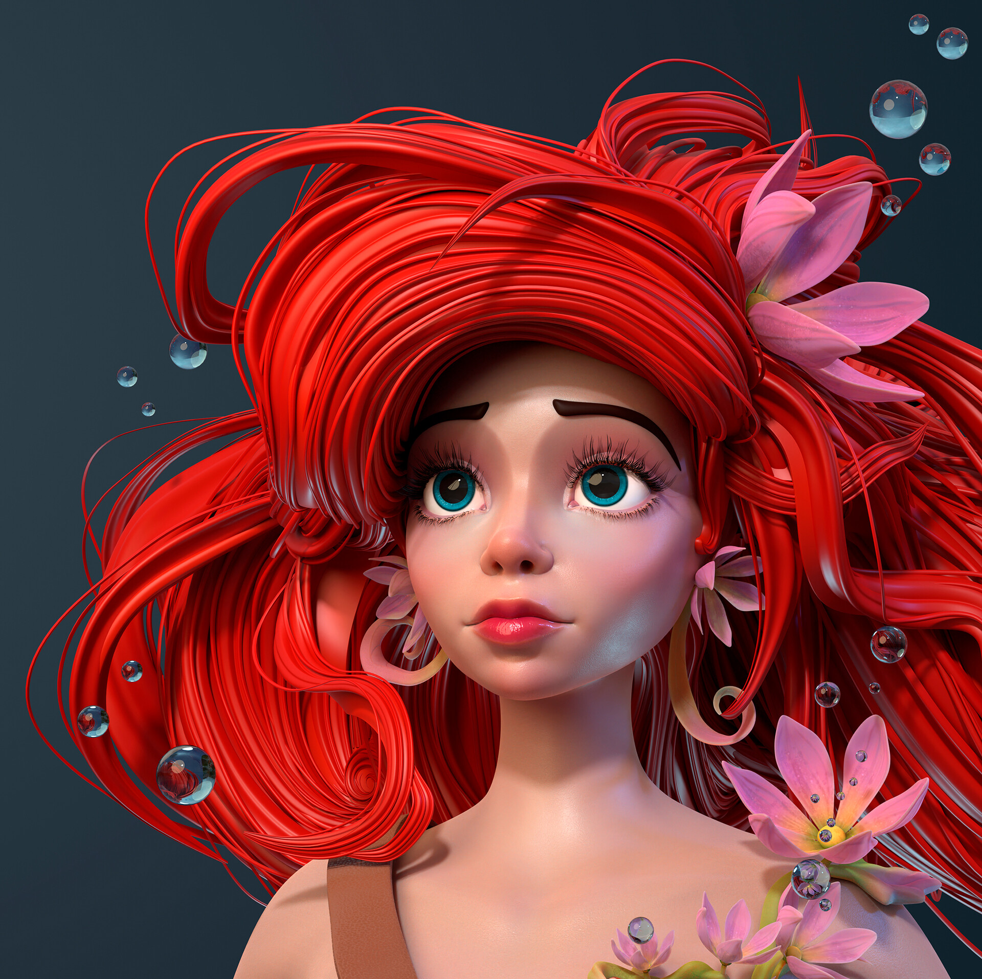 ArtStation - Ariel / Film Character Art (rendered) / Fan ART 1