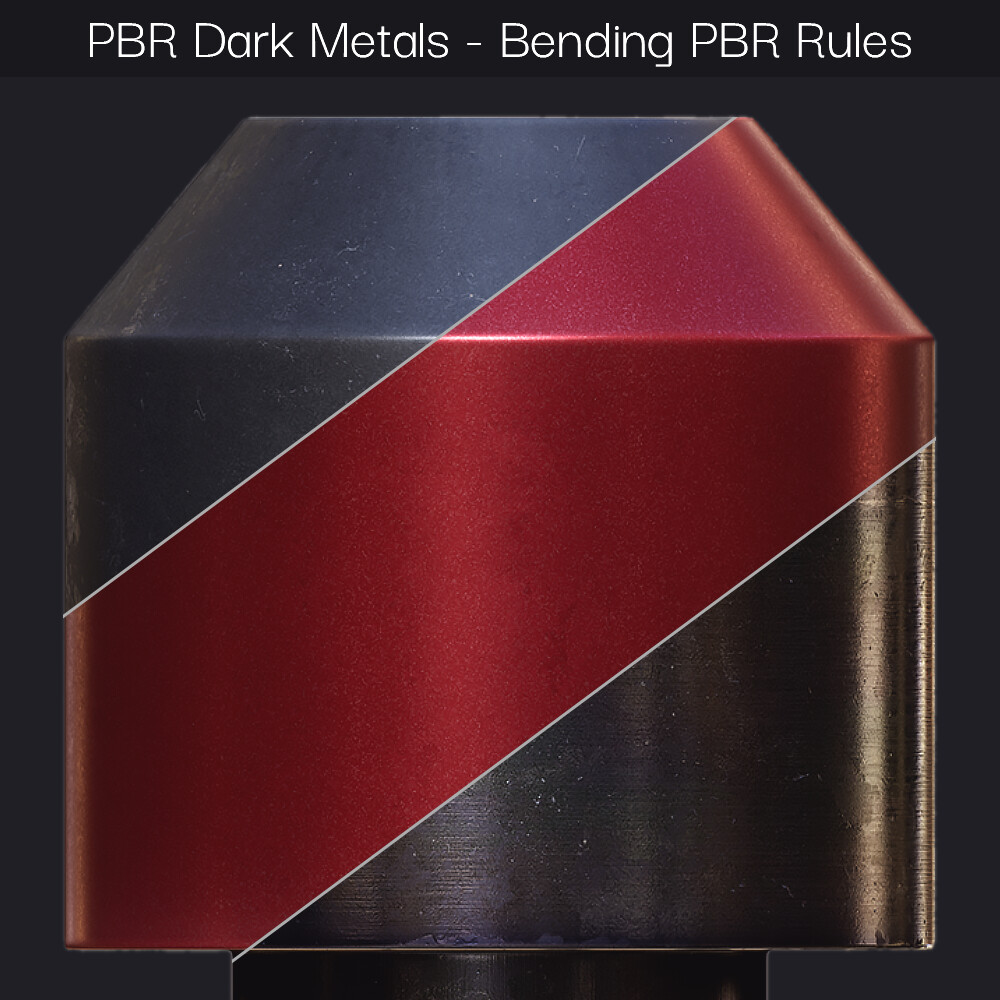 ArtStation - PBR - Dark Metals: Bending The Rules