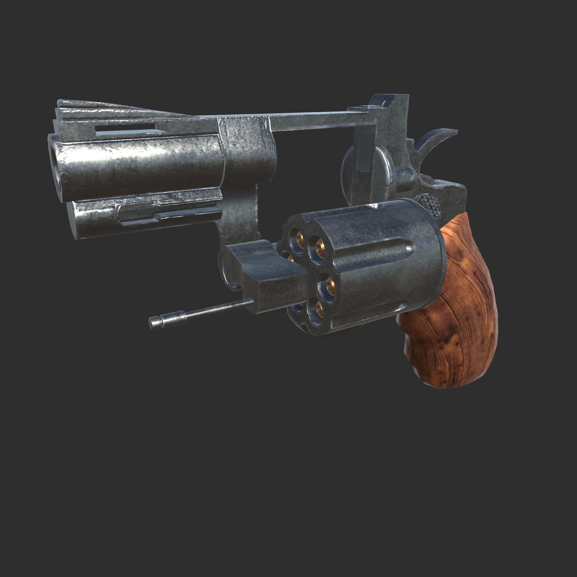 ArtStation - 3D Animated Revolver.