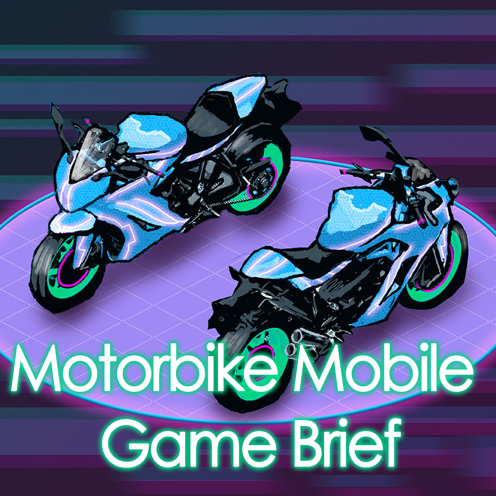 ArtStation - Motorbike Mobile Game