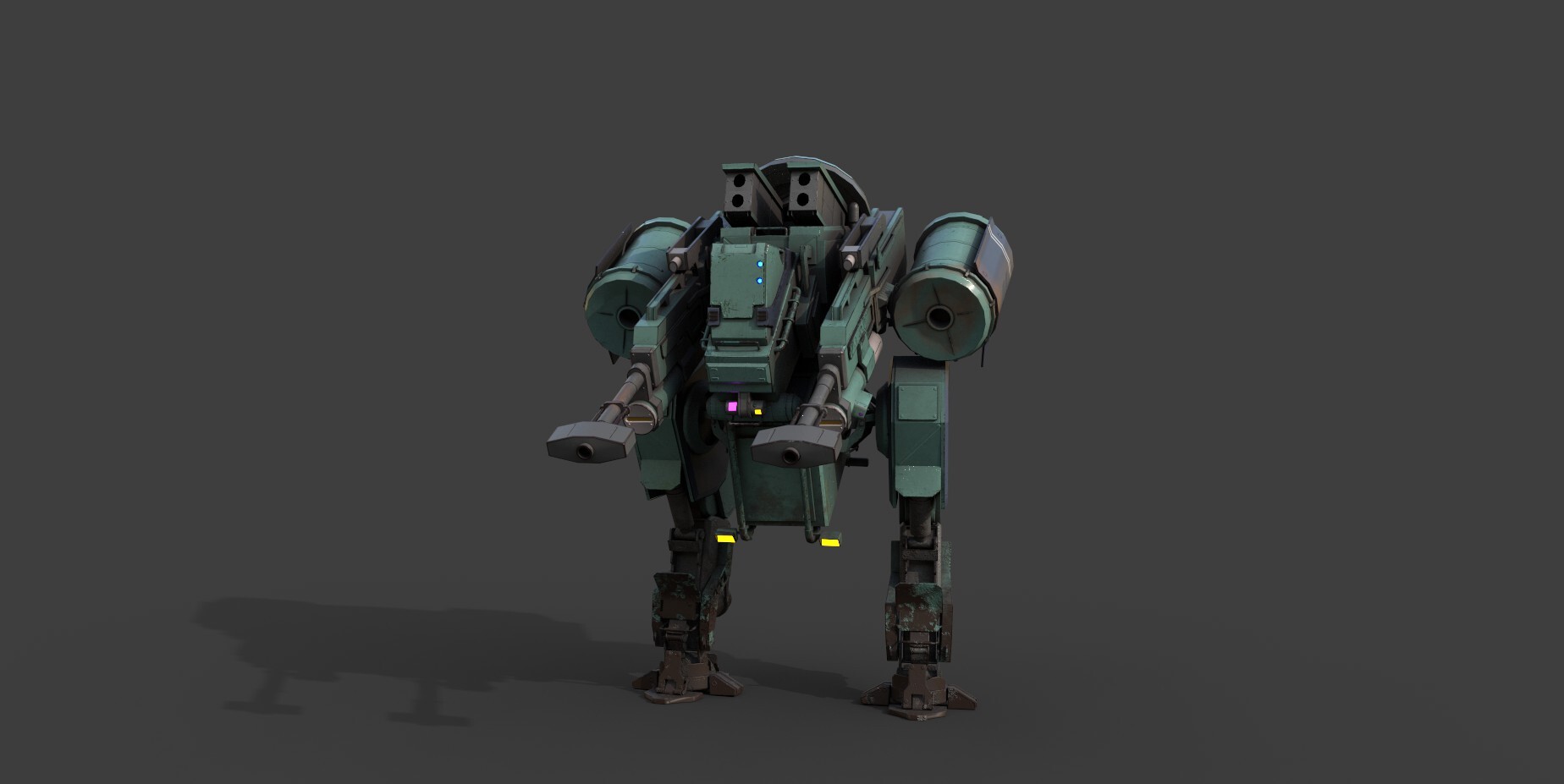 ArtStation - 3D AUTO TURRET MECH