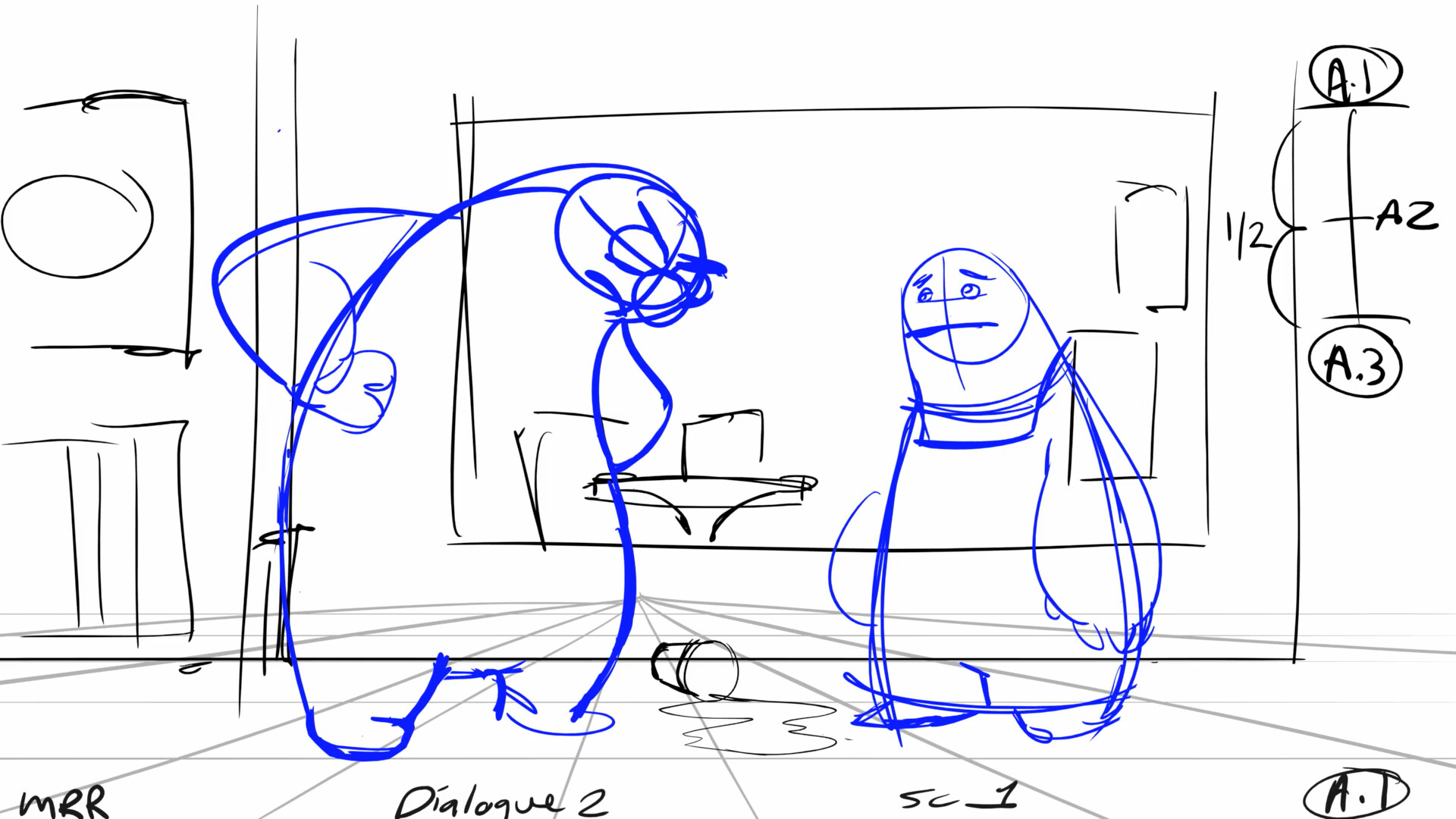 ArtStation - Banshees Dialogue Animation Rough