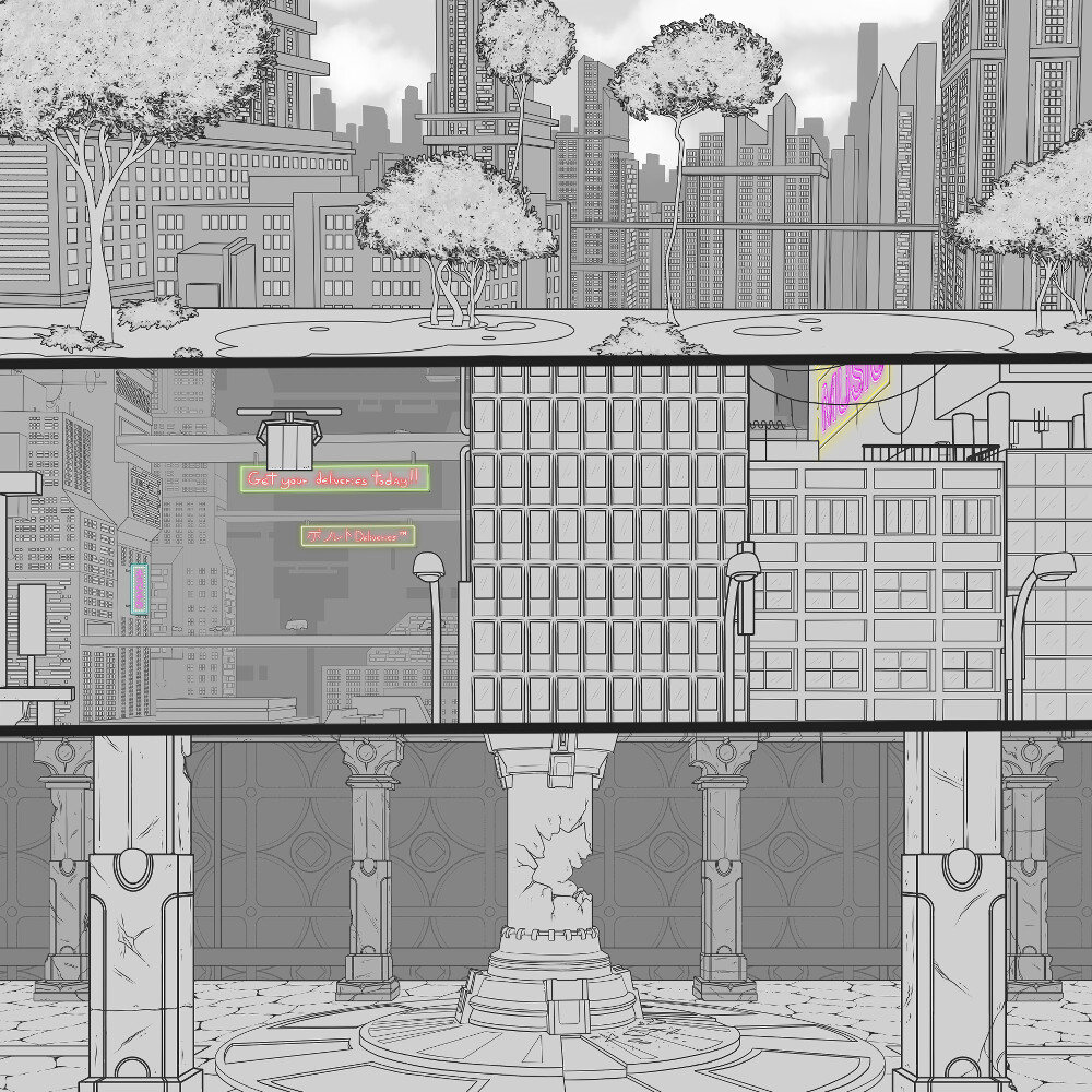 ArtStation - Project Neon: Environments