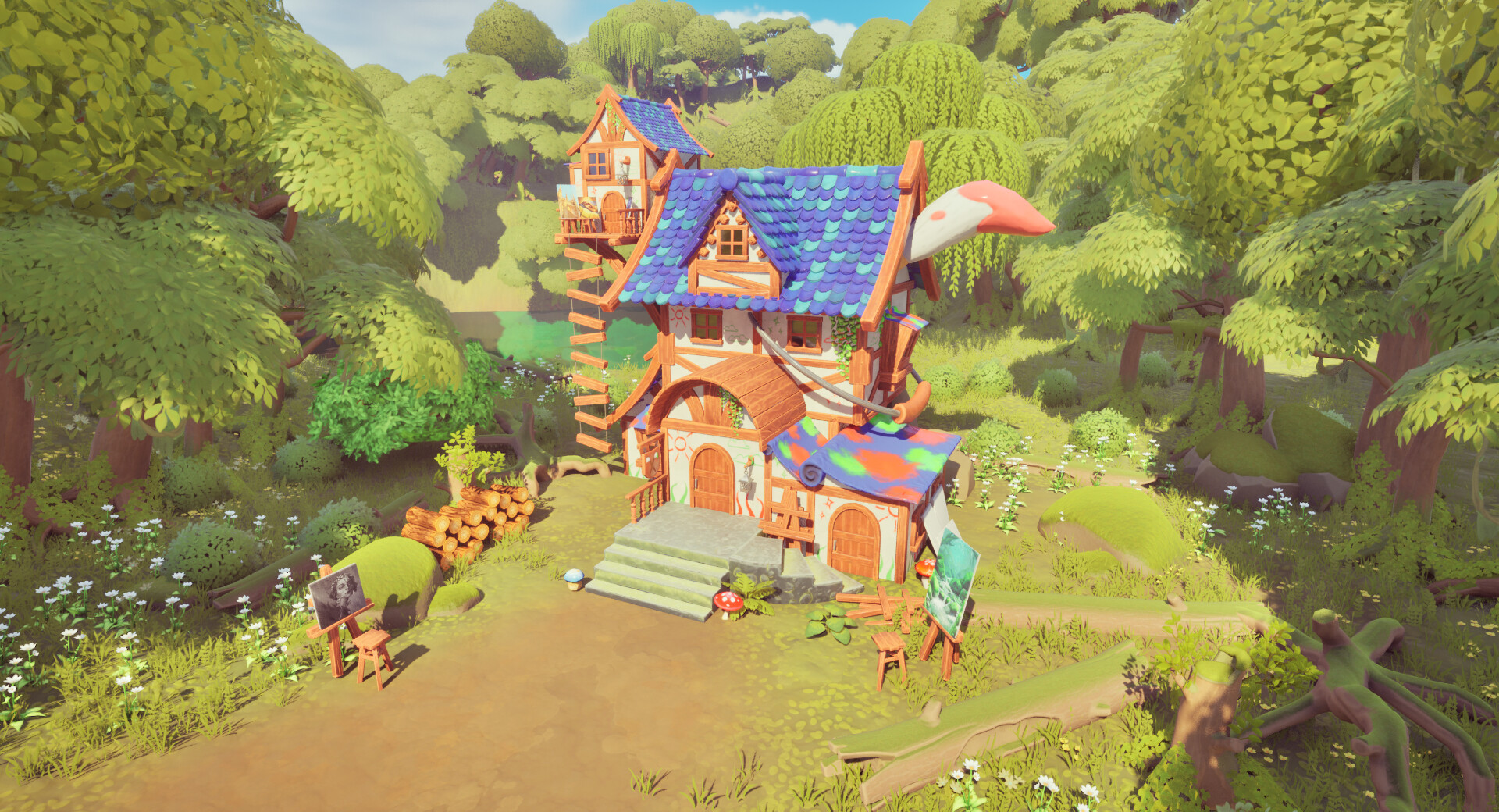 ArtStation - Painter house