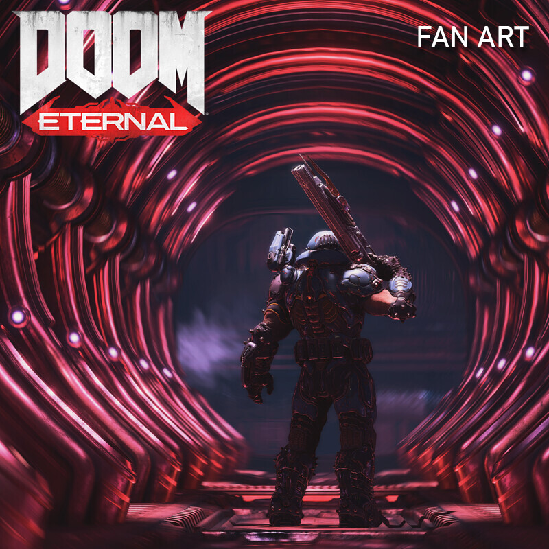ArtStation - Doom Eternal renders (Fan Art)
