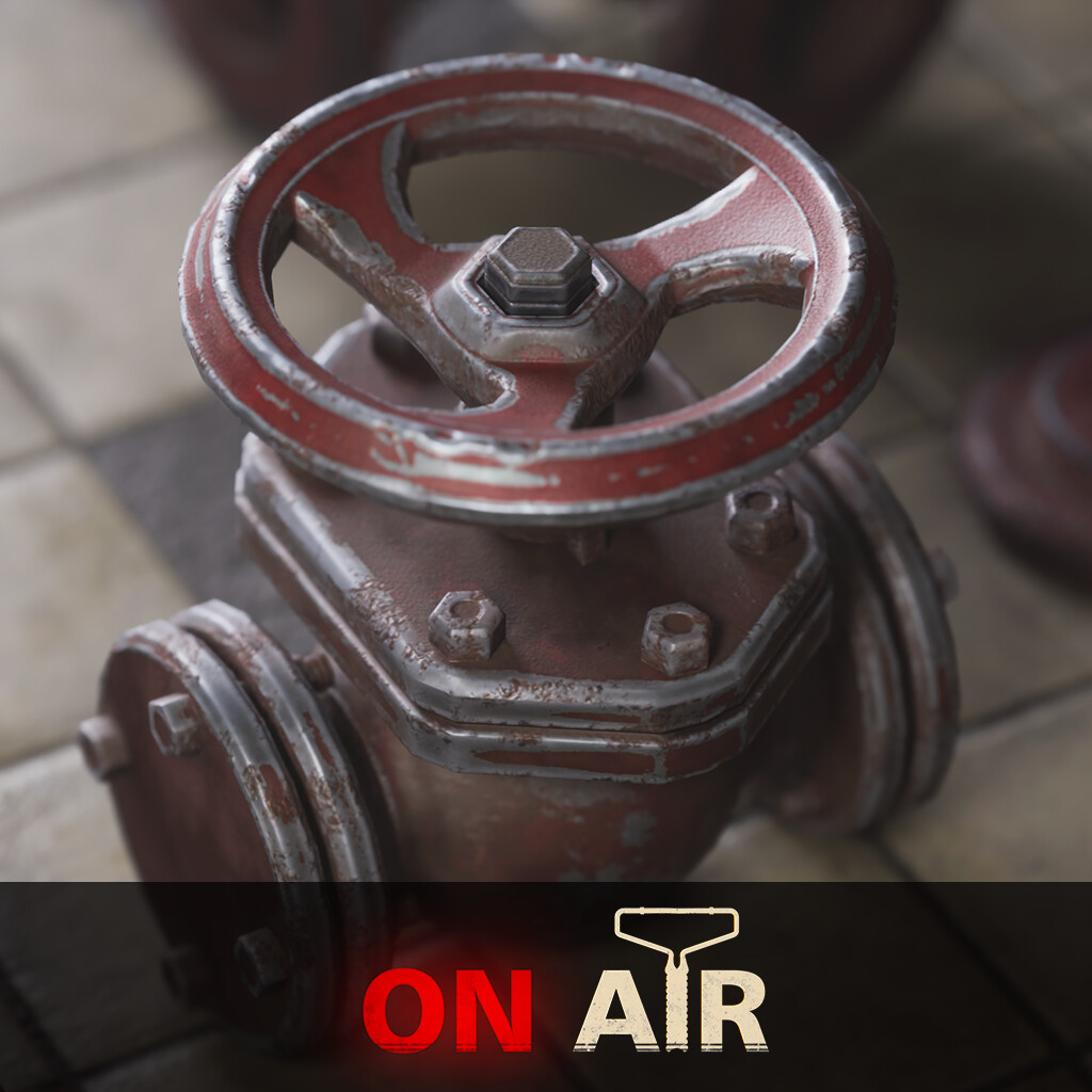 ArtStation - Metal Valves and Pipes