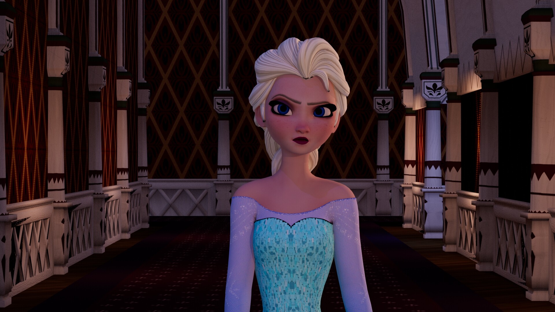 ArtStation - Elsa Frozen 2 Animation - Fan