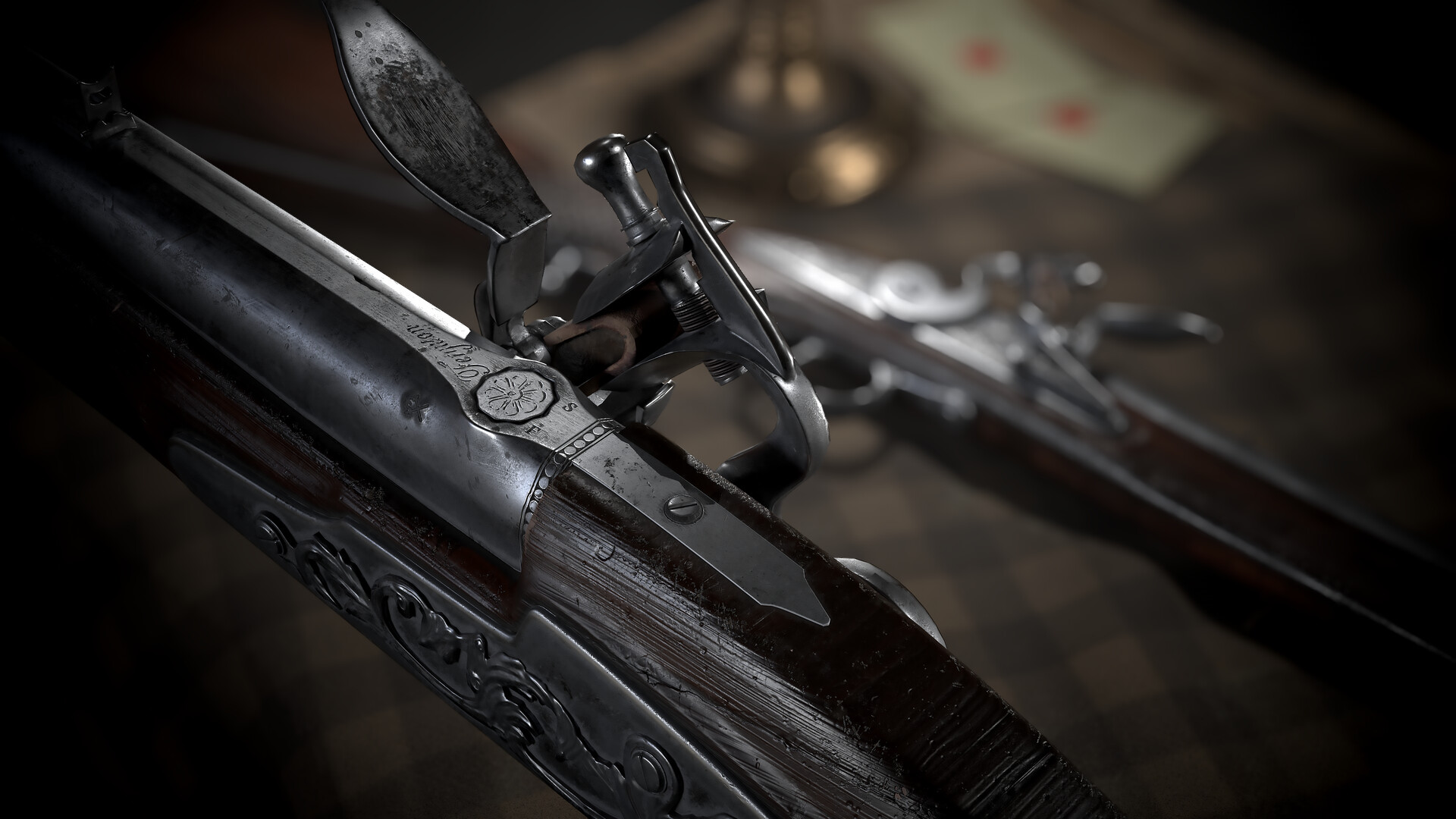 ArtStation - Shotgun Ferguson rifle 1770 Game Ready