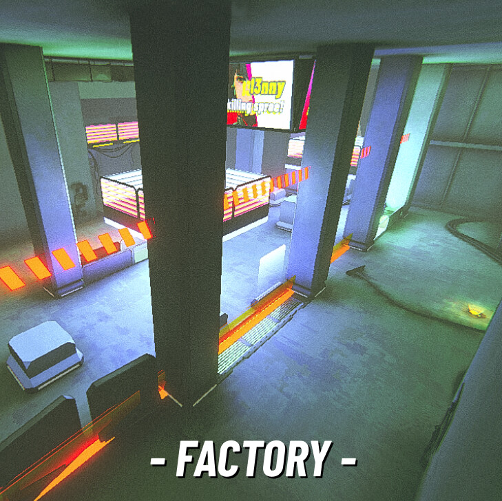 ArtStation - - FACTORY - Level work