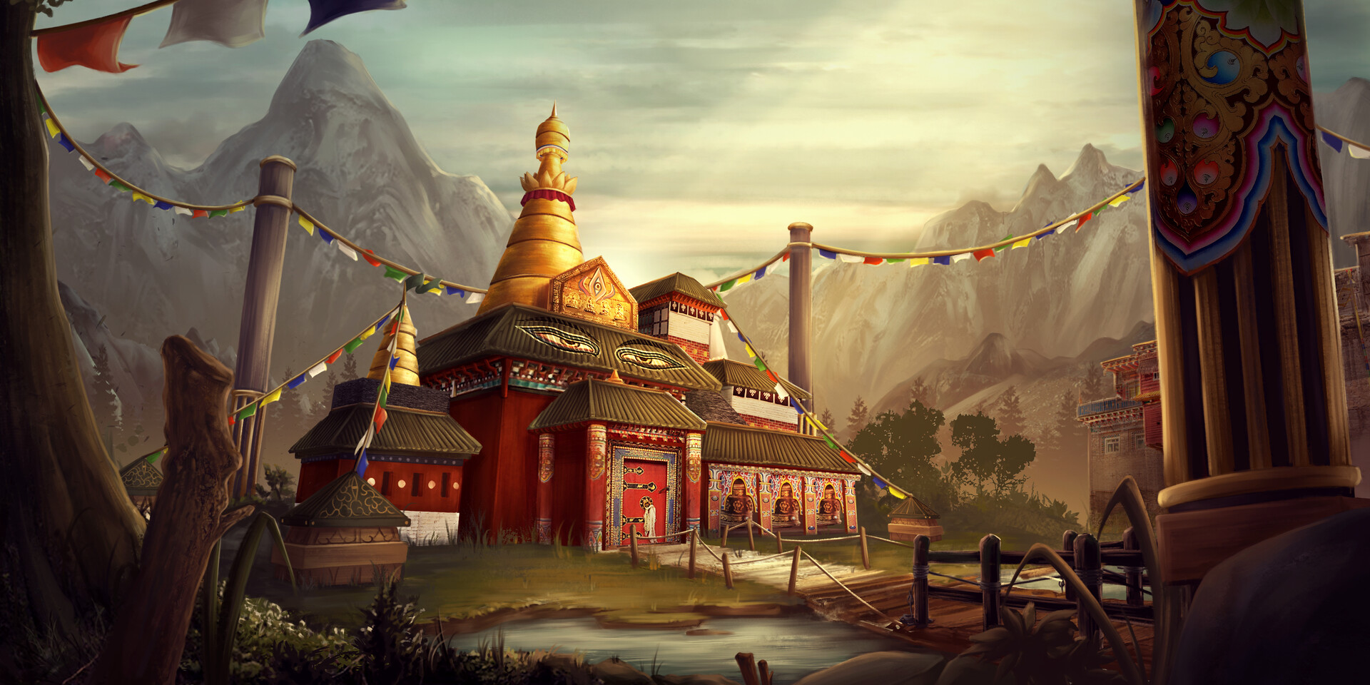 ArtStation - Temple of Sambhota