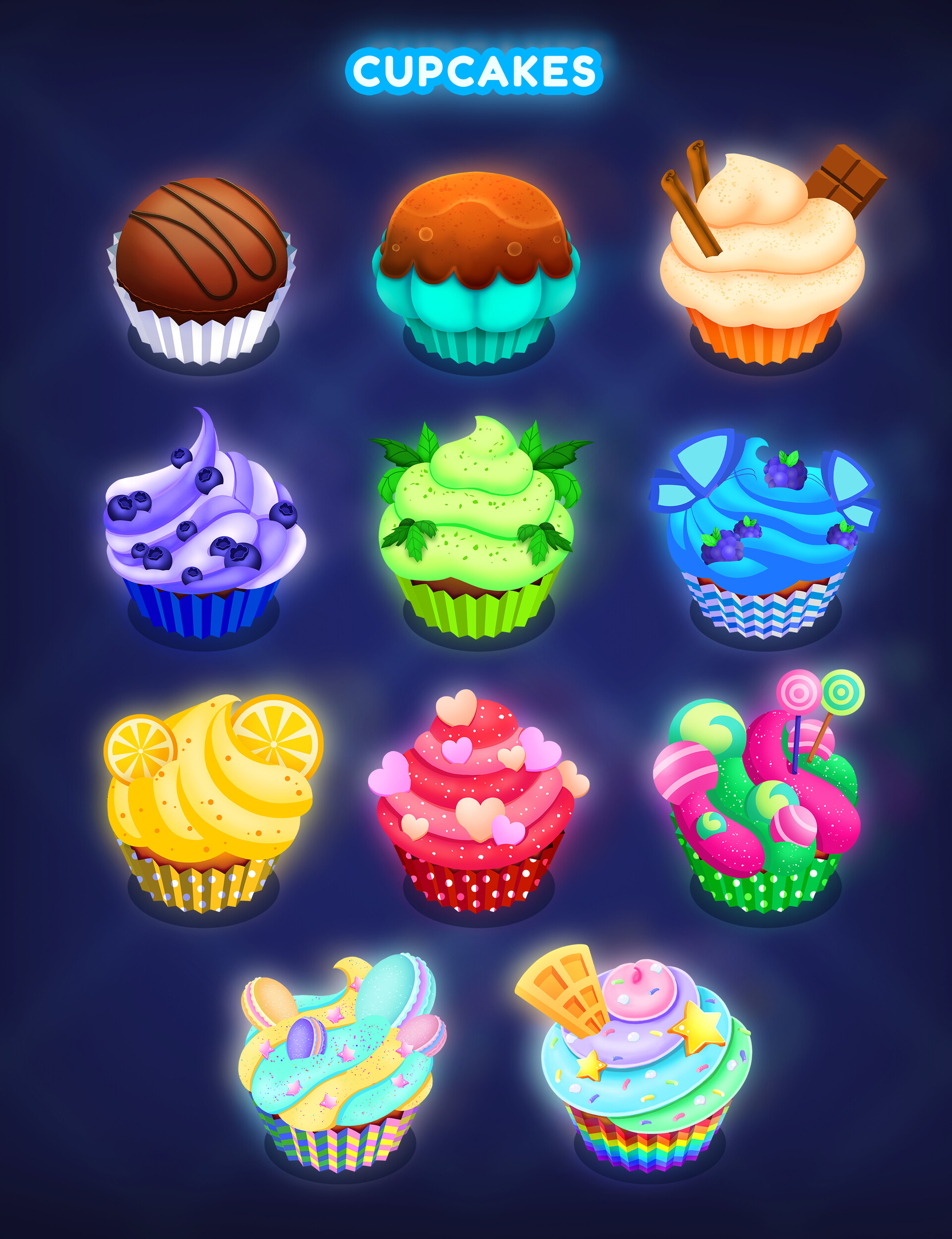 ArtStation - Cupcake props