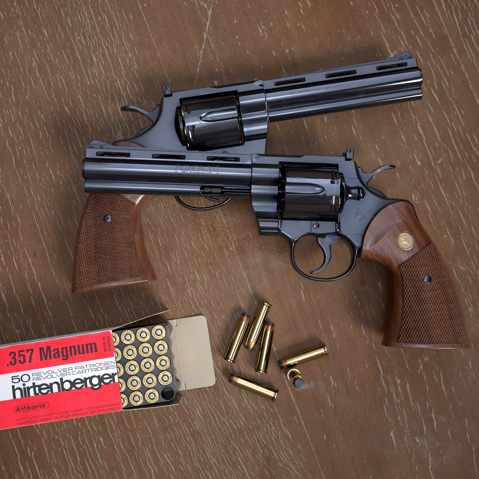 ArtStation - Colt Python Magnum357