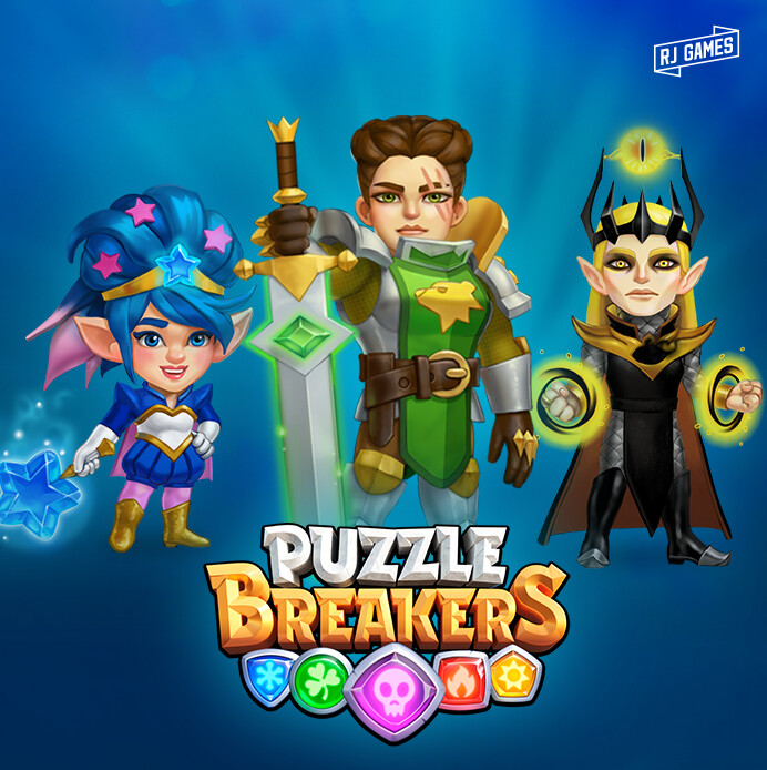 ArtStation - Puzzle Breakers (RJ Games) Characters concepts and 2D art