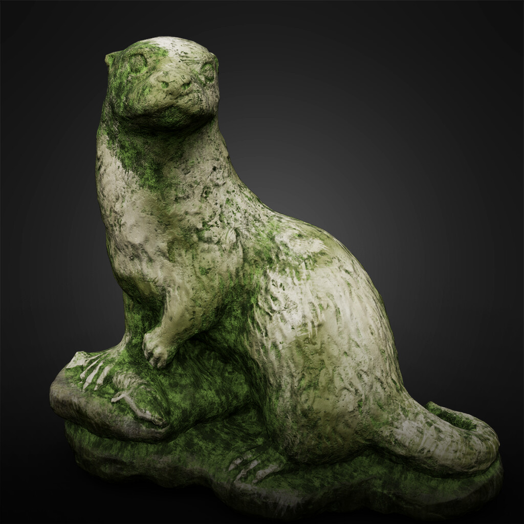 ArtStation - Photogrammetry - Otter Statue