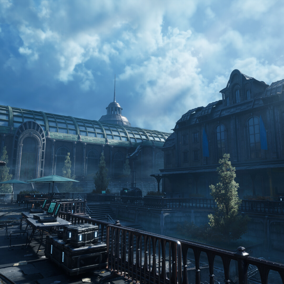 ArtStation - The Rally Point - UE5 Gears of War Lighting Study