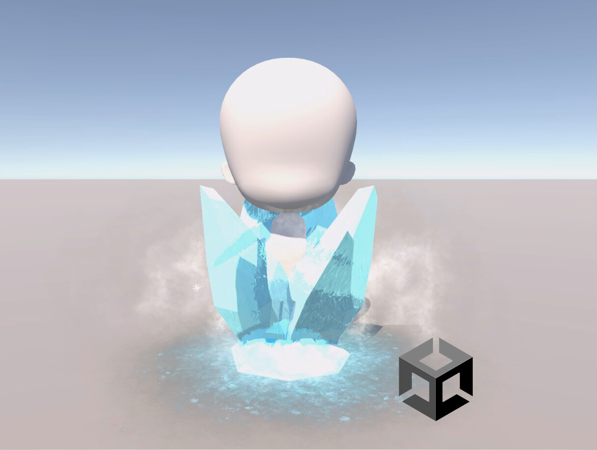 ArtStation - Ice Freeze VFX | Unity Particles
