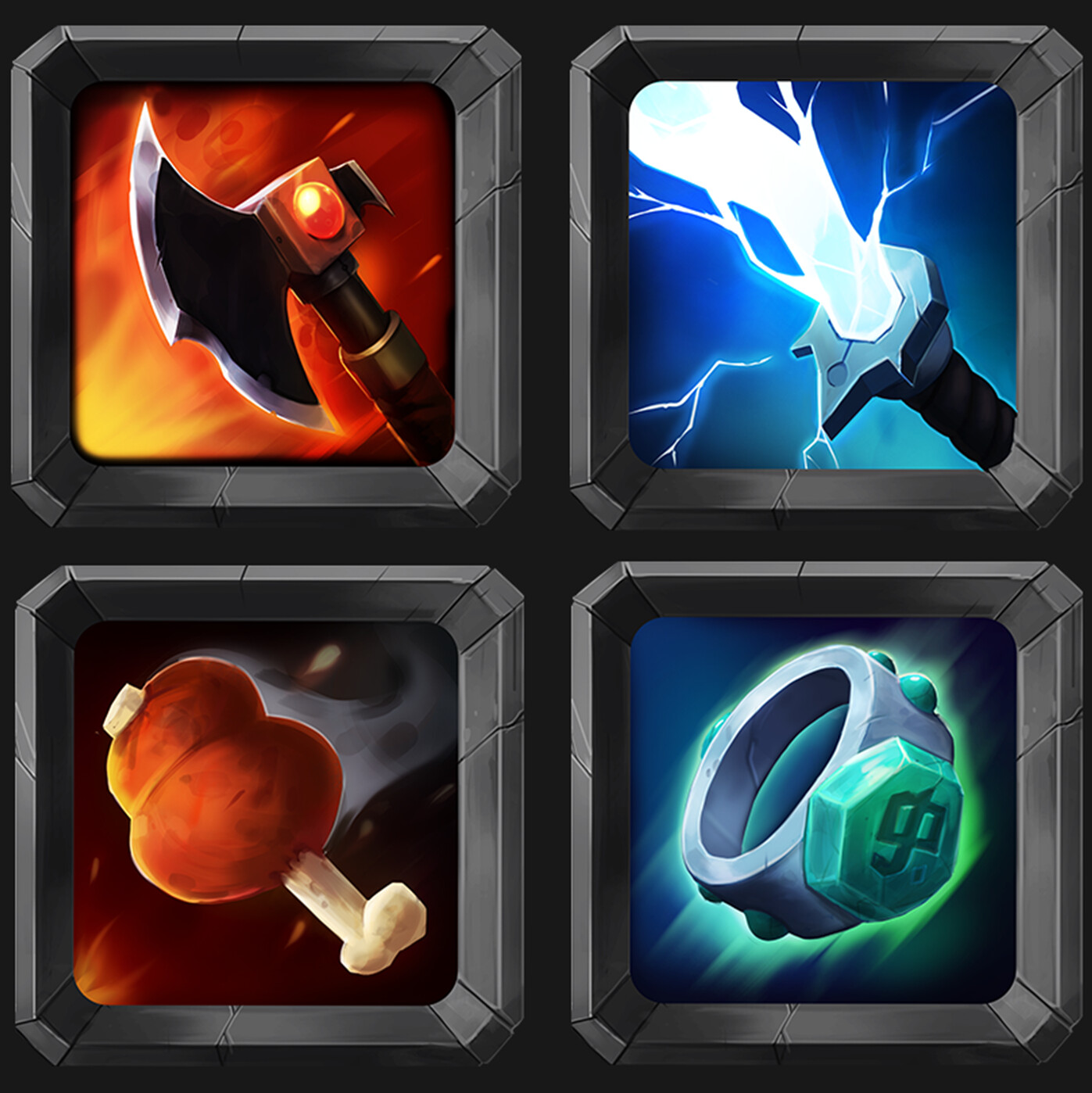 ArtStation - Item and ability icons set #1