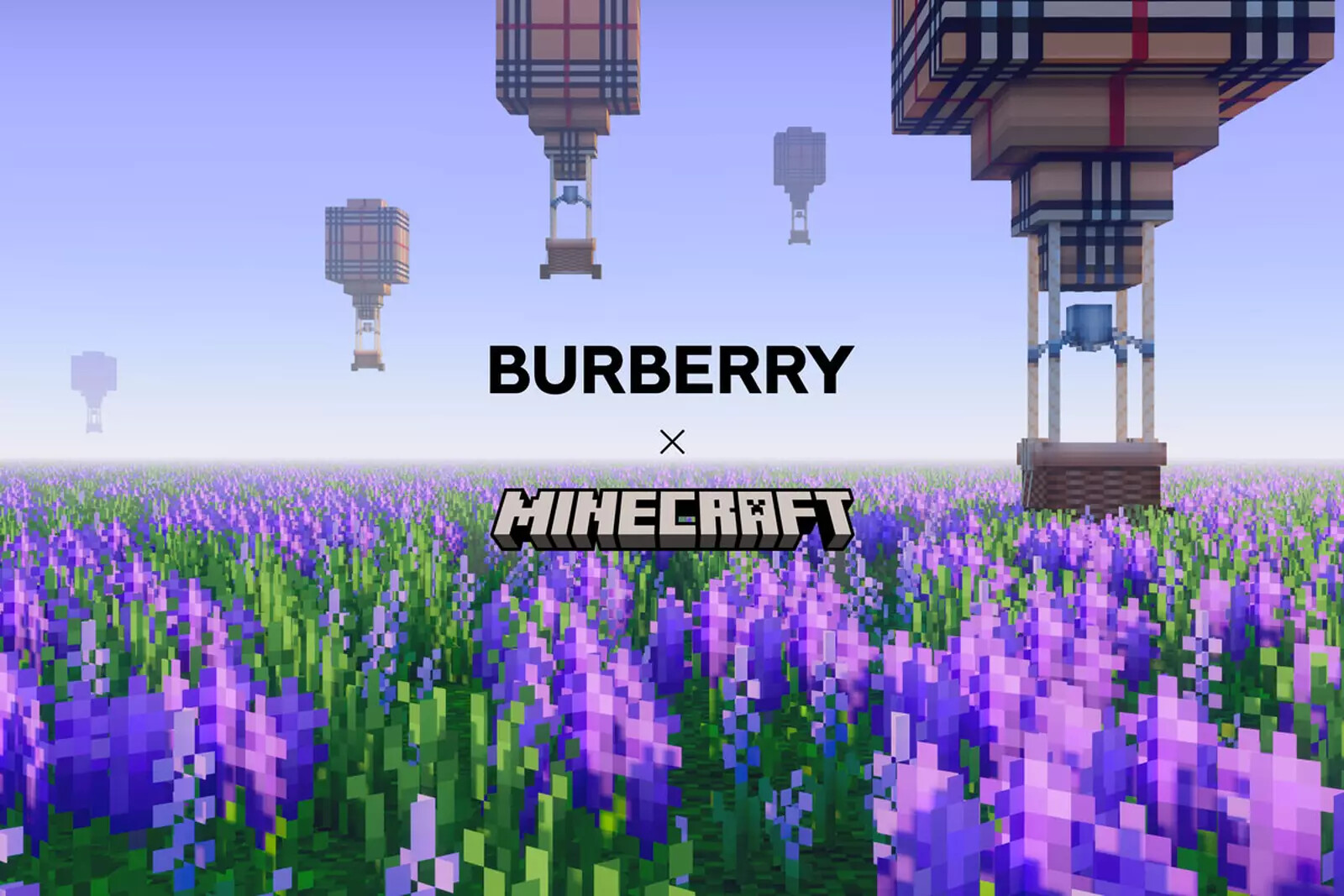 ArtStation - Burberry x Minecraft Hot Air Balloon