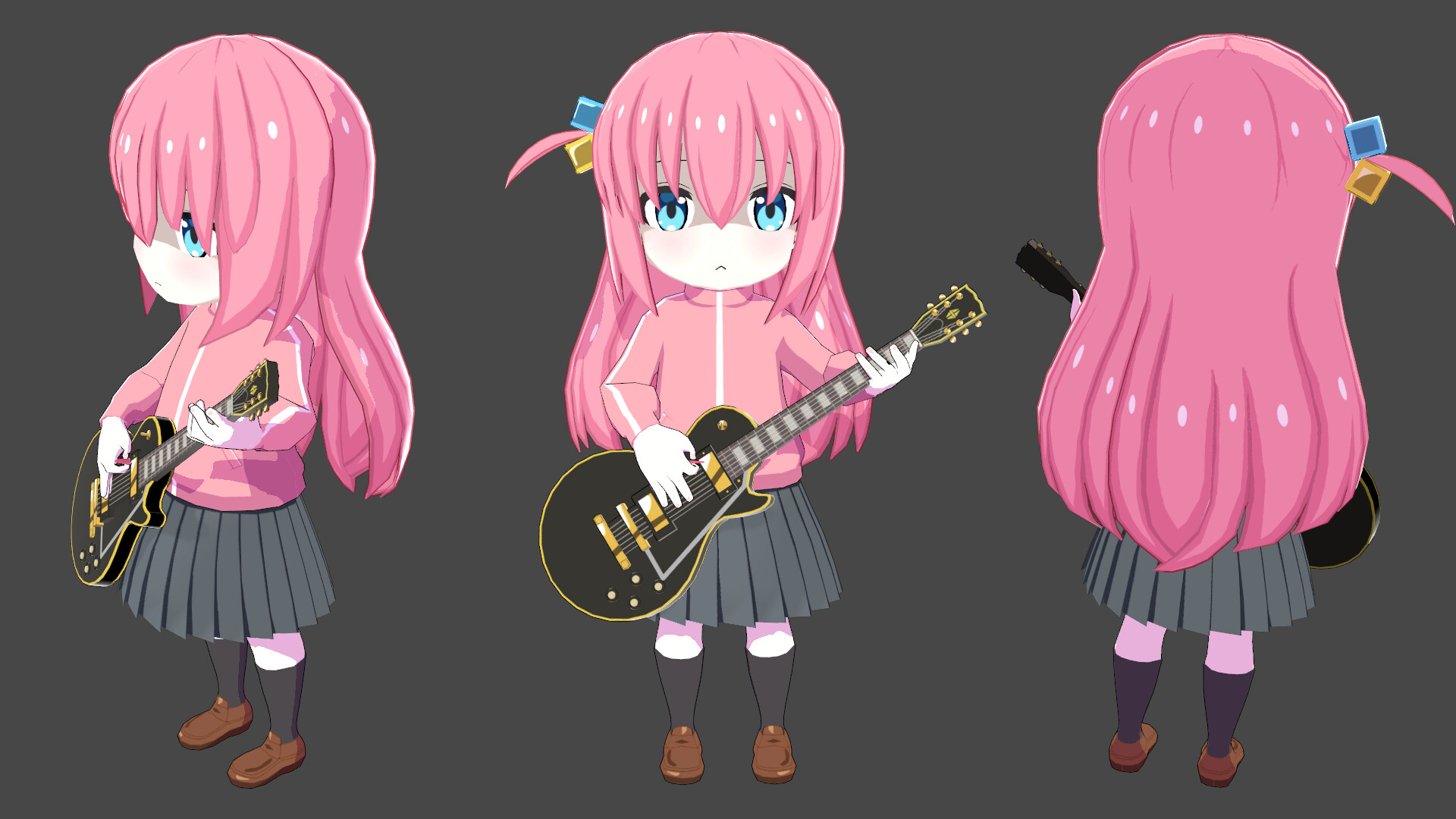 ArtStation - 고토 히토리 SD - Bocchi the Rock! - Hitori Gotoh