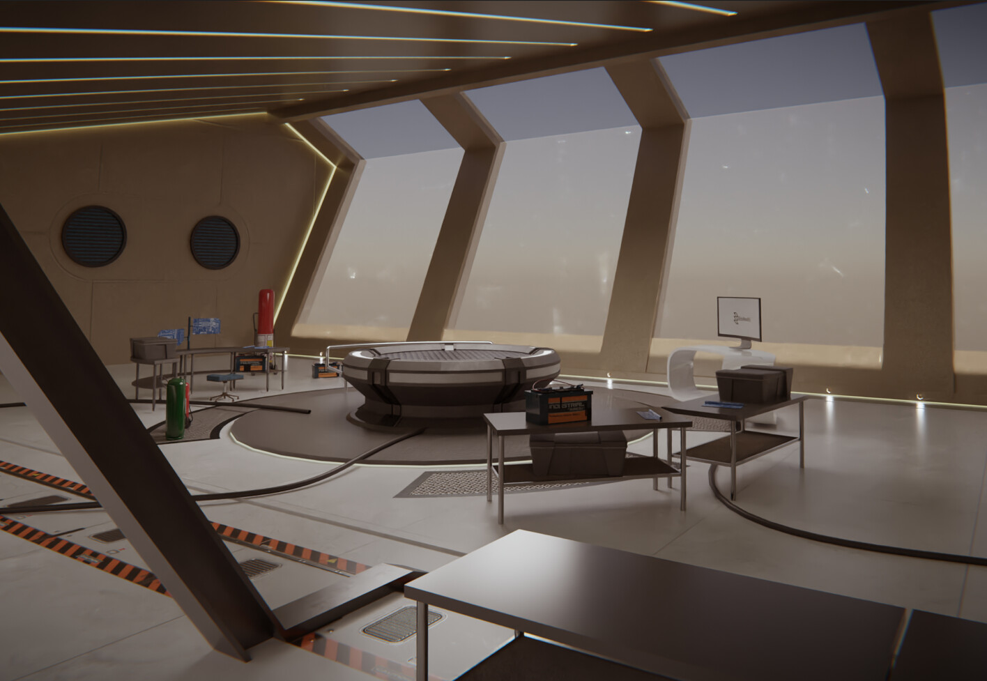 ArtStation - CyberMatrix Arena -VR _ Edureality US