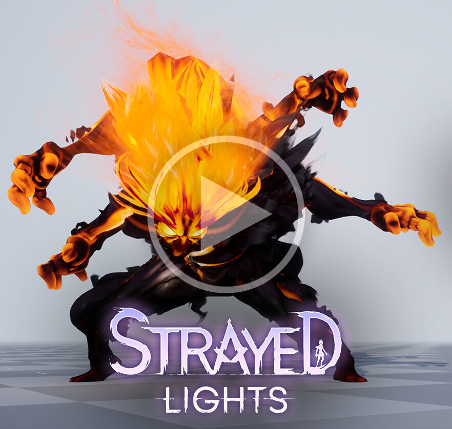 ArtStation - [ANIMATION] Strayed Lights - The one in the Canyon
