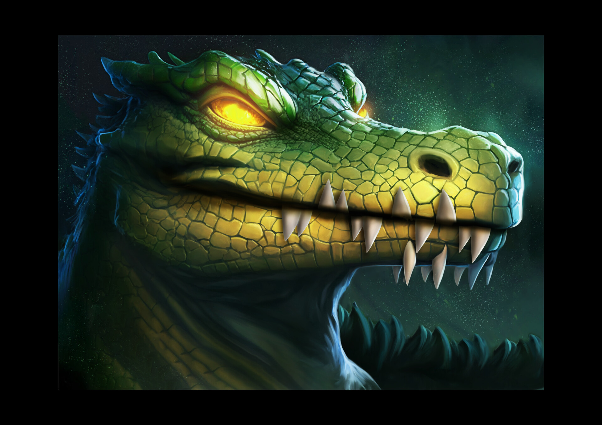 ArtStation - Evil Crocodile