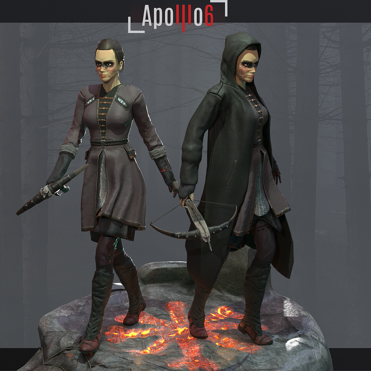 ArtStation - Forest Hunter (gameready model)