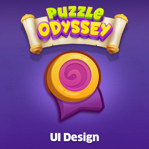 ArtStation - UI Design for game Puzzle Odyssey