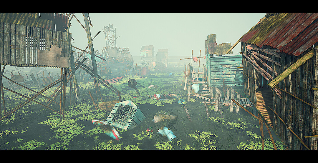 ArtStation - Flooded Village