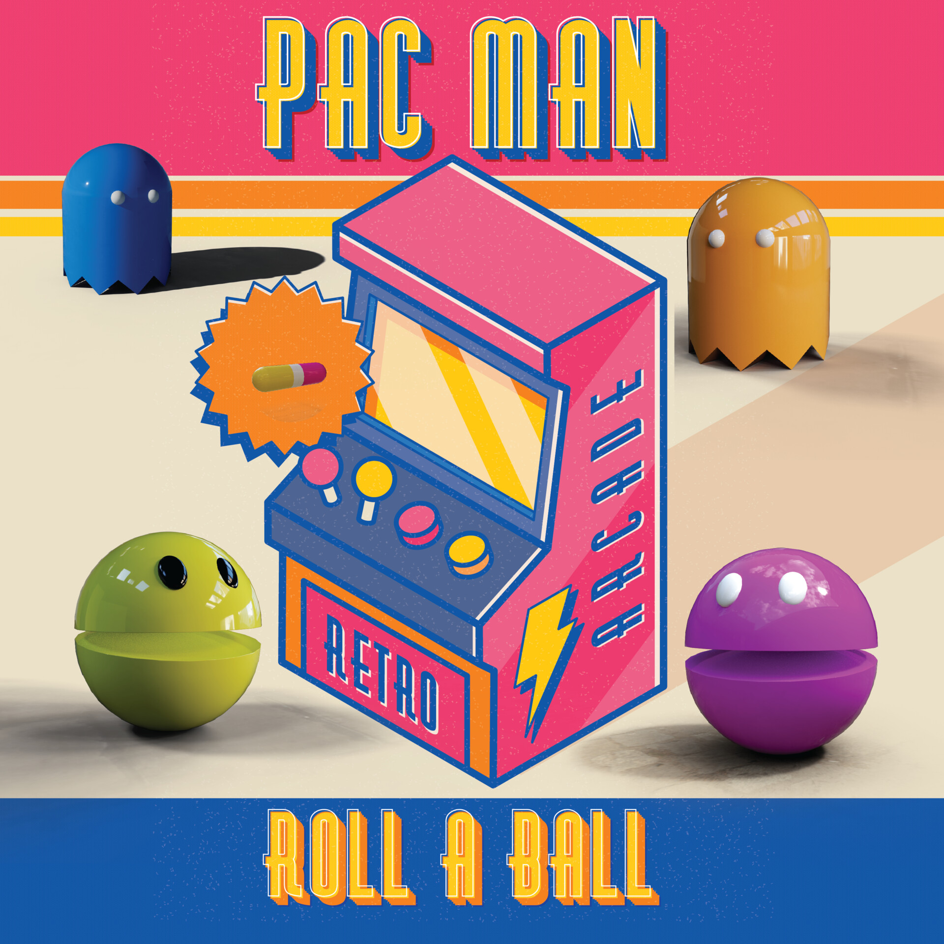 Line One - Roll a Ball - PacMan