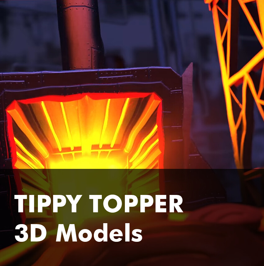 ArtStation - Tippy Topper - Models for Animated Short Film