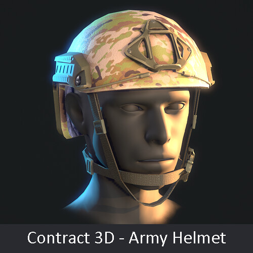 ArtStation - Australian Army Helmet