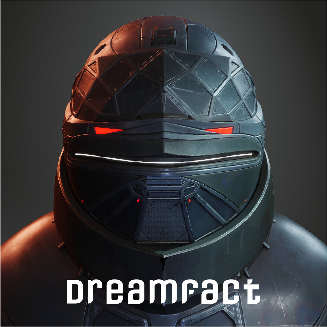 ArtStation - Tech Helmet: Knight