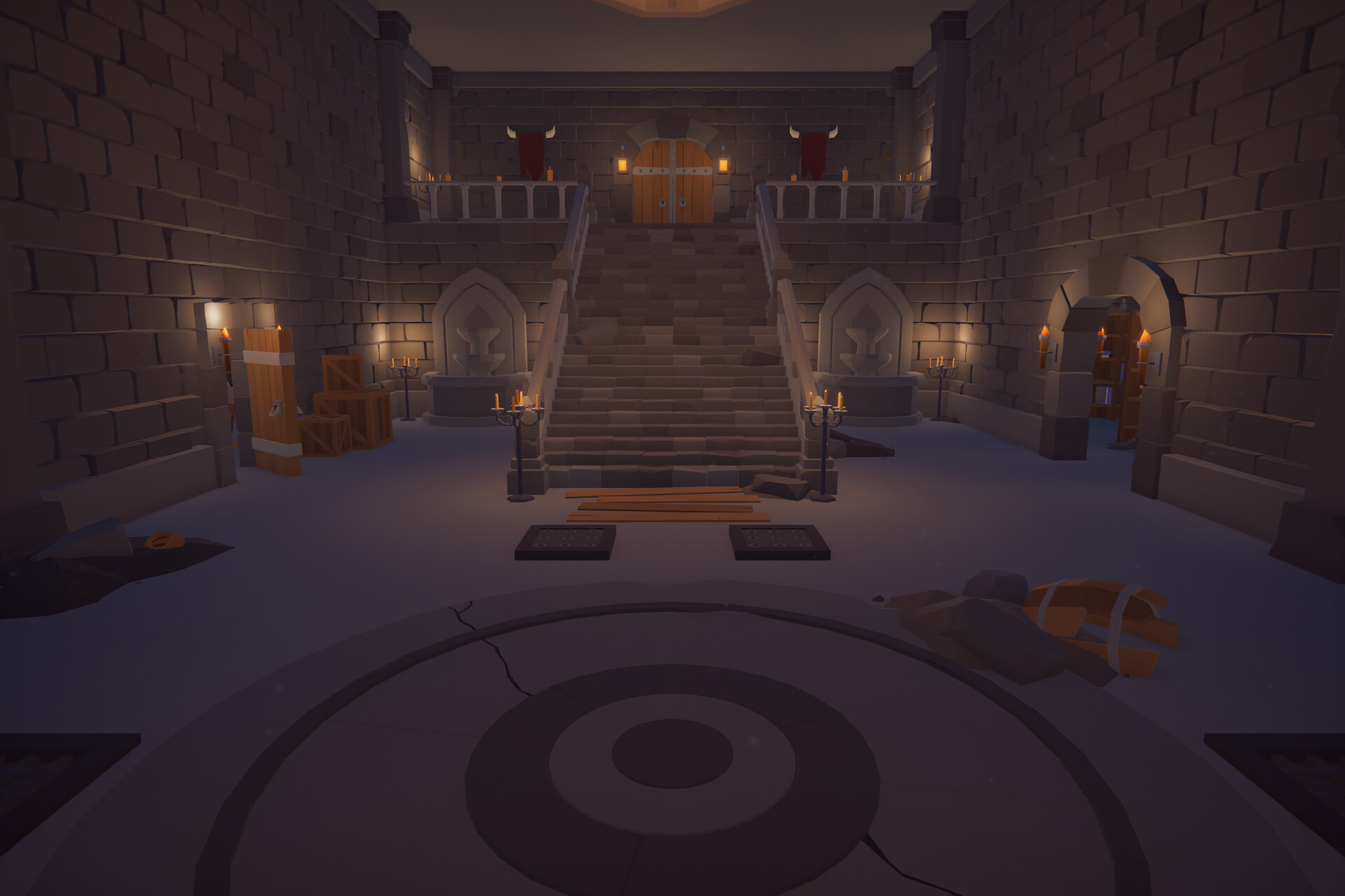 ArtStation - Low Poly Dungeons