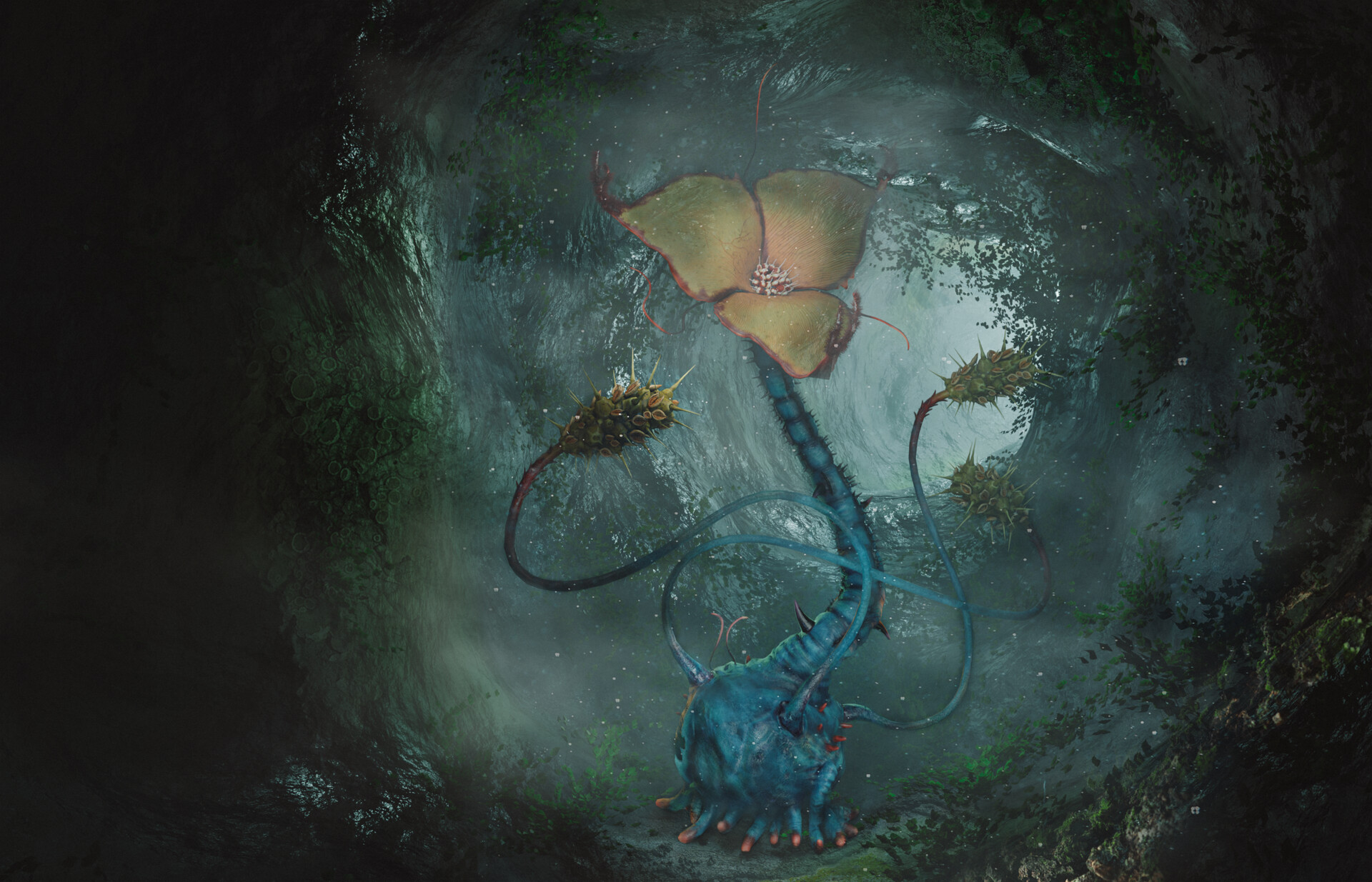 ArtStation - Alien plant