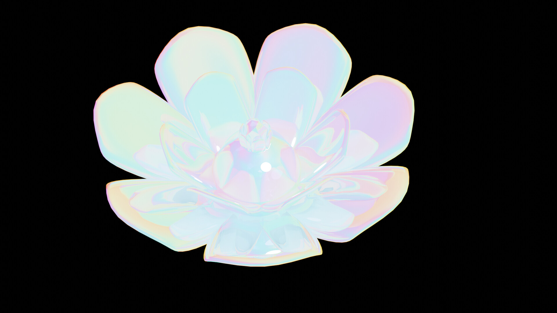 ArtStation - rainbow-glass shader practice