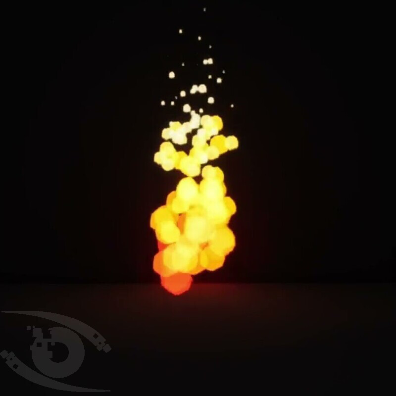 ArtStation - Stylized Flame Niagara System