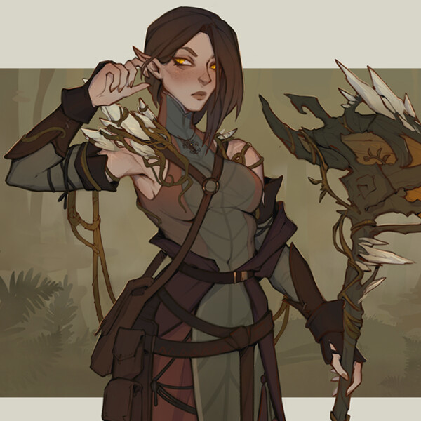 ArtStation - Ayla │ Commission