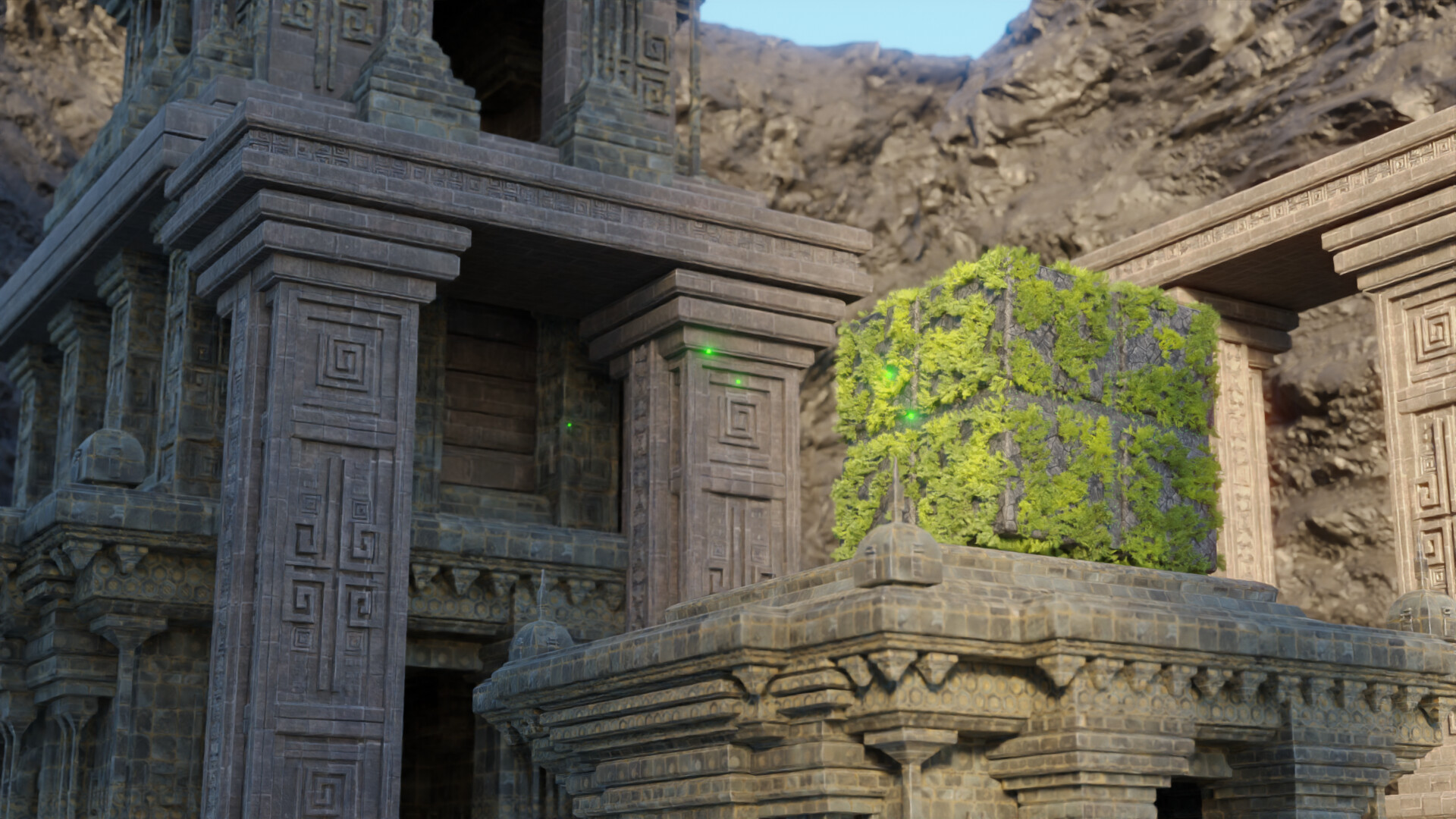 ArtStation - Temple animation