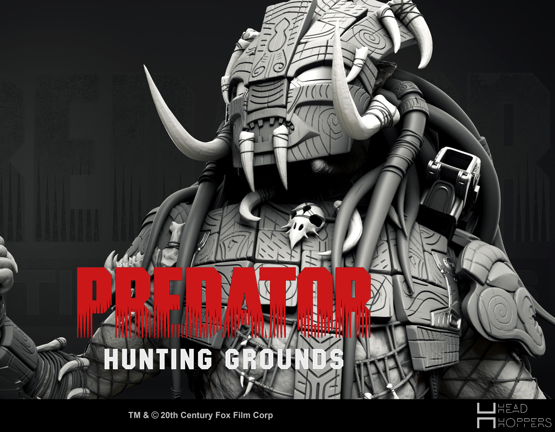 ArtStation - Exiled Predator (Predator: Hunting Grounds)