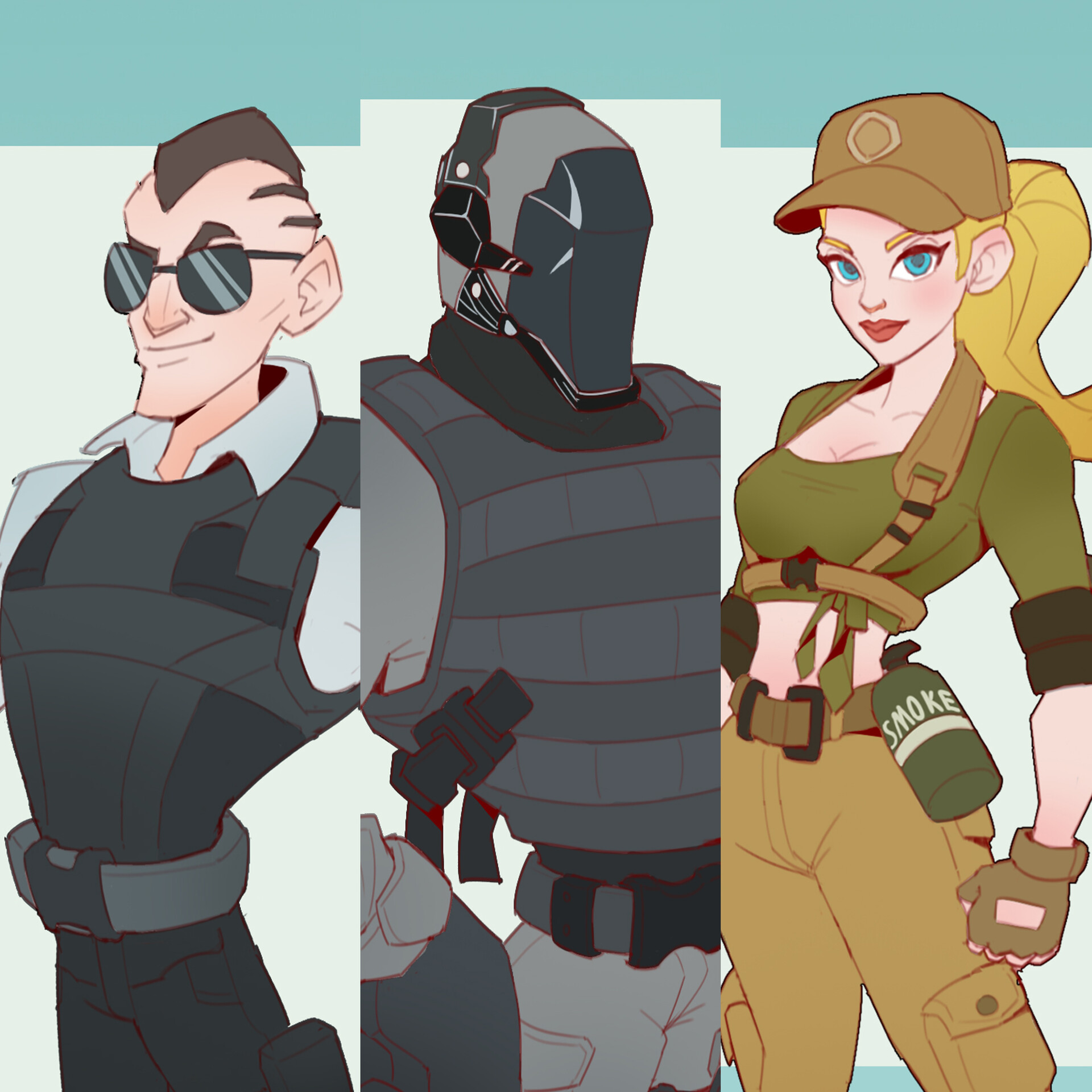 ArtStation - Cartoon Soldier