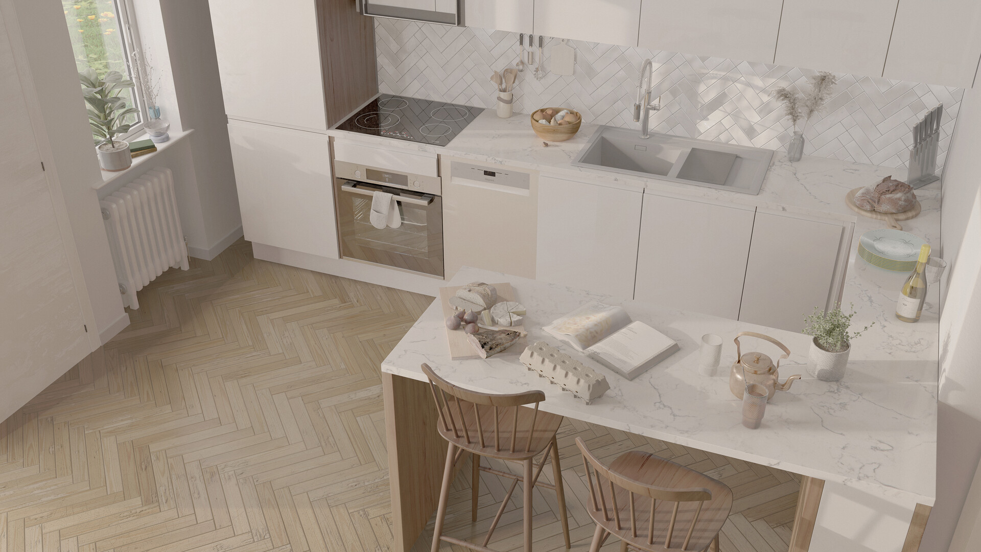 ArtStation - CGI Appartment # 5 for Vimercate, Italy