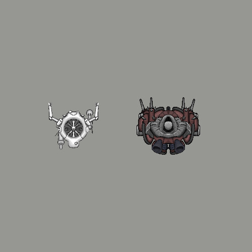 ArtStation - Mech player sprites