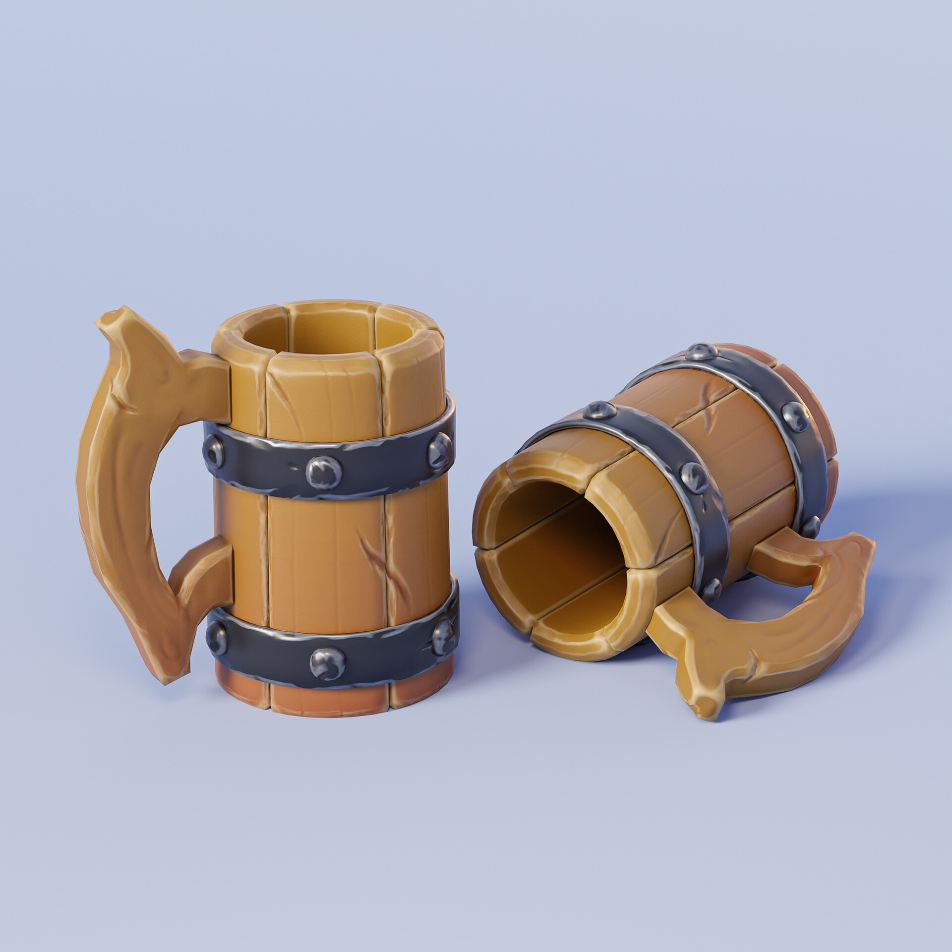 ArtStation - Beer Mug - Stylized Game Asset